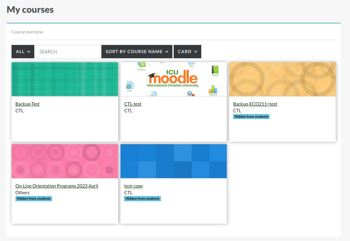moodle 2023: To get started ICU Moodle (How to log-in) 初めてMoodleをご利用の先生方へ（ログイン方法等）